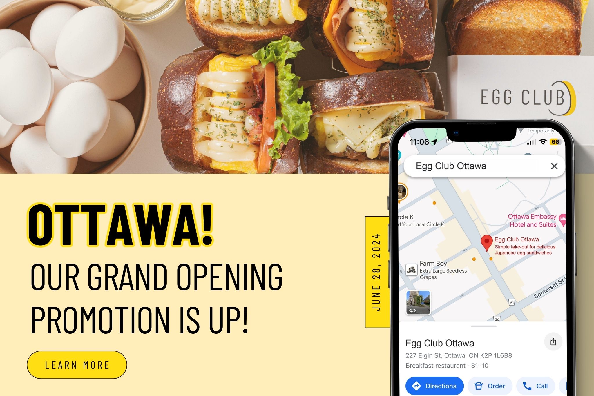 Egg Club | Best Egg Sandwich In Toronto Downtown | Breakfast & Brunch